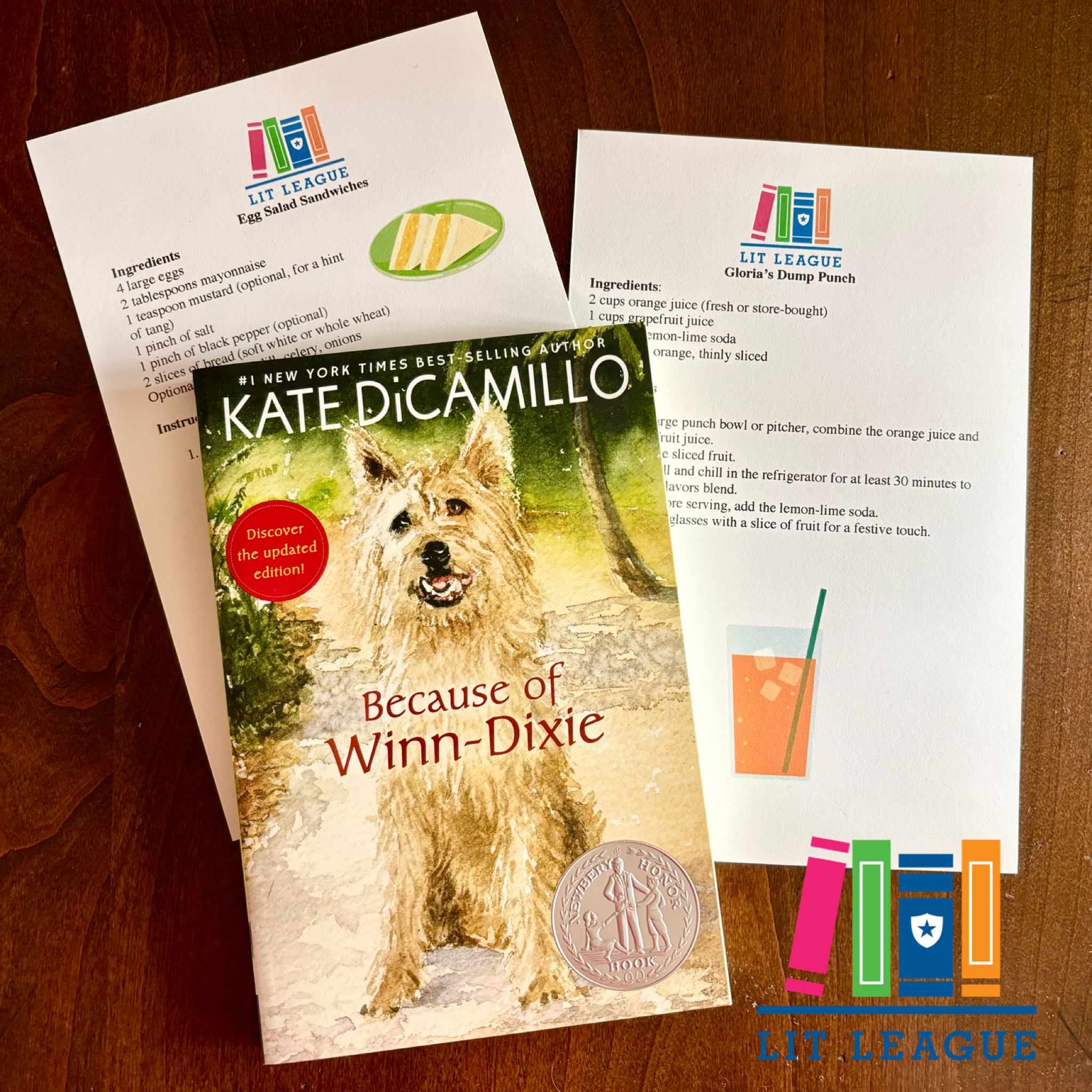 Because of WInn-Dixie Chapter Book Activity Box – Lit League